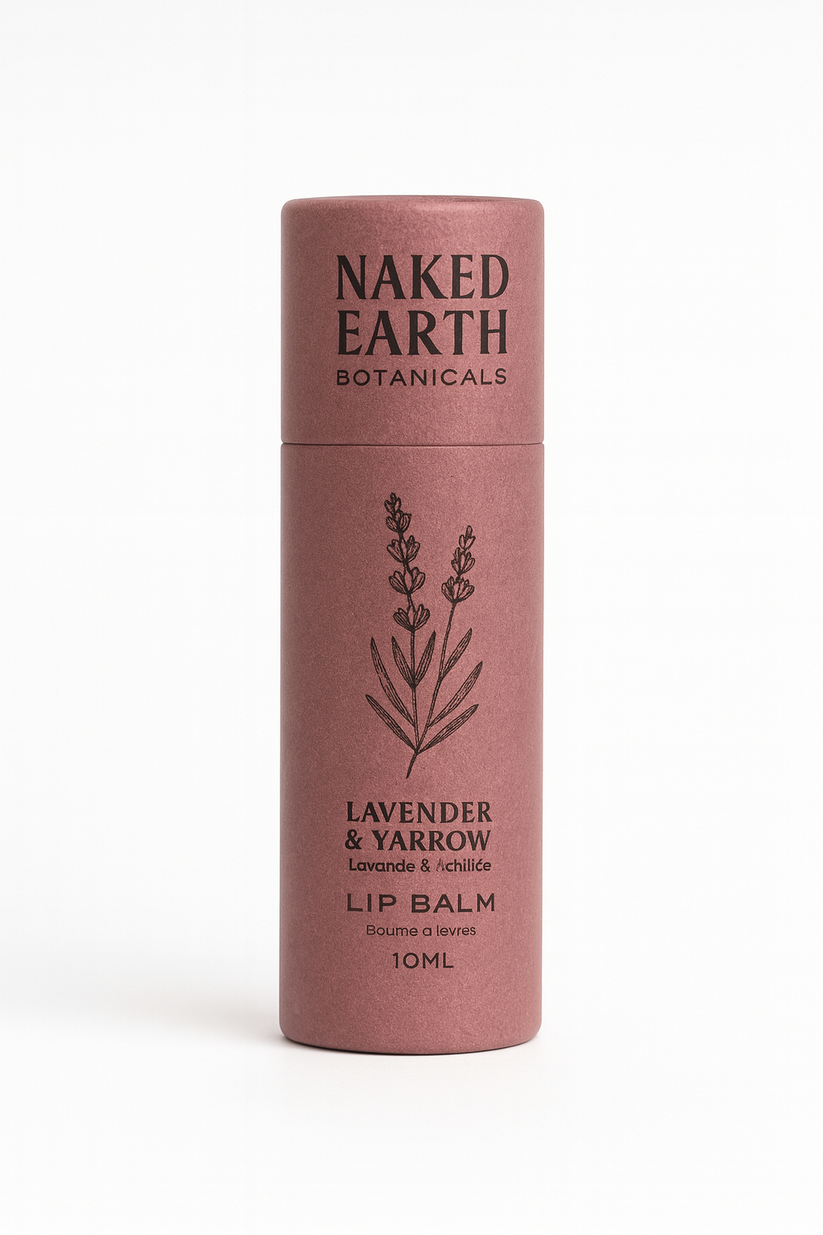 Lavender & Yarrow Lip Balm – Naked Earth Botanicals